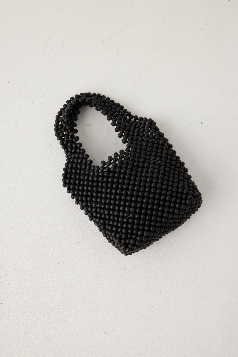 Small Beaded Bucket Bag - Black – Zulu & Zephyr