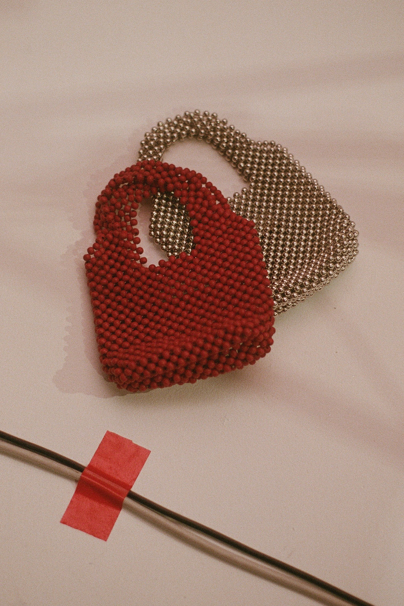 Small Beaded Bucket Bag - Red – Zulu & Zephyr