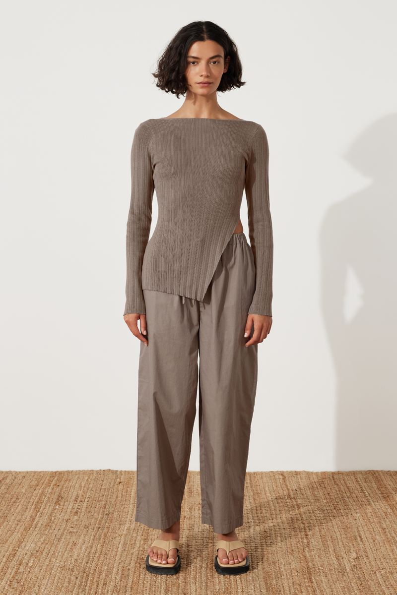 Pewter Rib Knit Top – Zulu & Zephyr