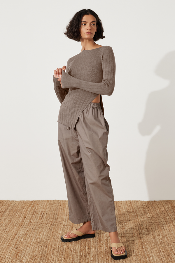 Pewter Rib Knit Top – Zulu & Zephyr