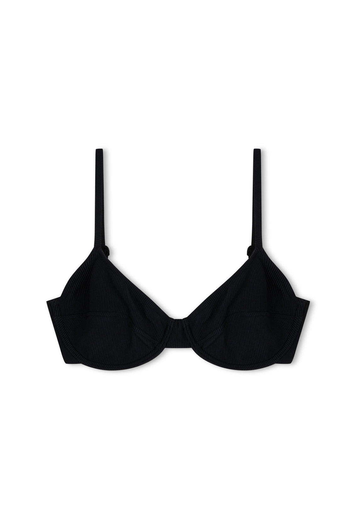Signature Stripe Balconette Bra Cup Top - Black – Zulu & Zephyr